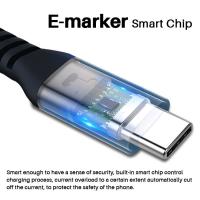 China Durable Nylon Braided Charging Cable PD 60W 5Gbps USB C Cable for sale