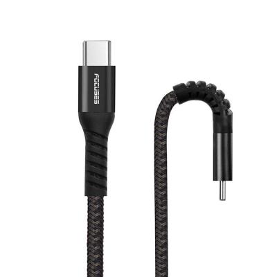 China Durable Nylon Braided Charging Cable PD 60W 5Gbps USB C Cable for sale