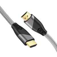 China Nylon Mesh High Speed HDMI To TV Cable 18gbps 4k HDMI 2.0 Cable for sale