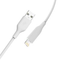 China Durable PVC Fiber ROHS USB Lightning Charging Cable Explosion Proof for sale