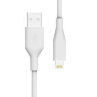 China Durable PVC Fiber ROHS USB Lightning Charging Cable Explosion Proof for sale