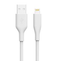 China Durable PVC Fiber ROHS USB Lightning Charging Cable Explosion Proof for sale