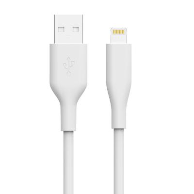 China Durable PVC Fiber ROHS USB Lightning Charging Cable Explosion Proof for sale