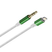 China OEM 2M Iphone Lightning To Aux Cable For Car for sale