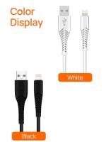 China MFI Certified Non Toxic PVC Iphone Fast Charger Cable Sync Data for sale