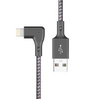 China L Shape USB Lightning Charging Cable PD 18Watt 90 Degree USB To Lightning Cable for sale