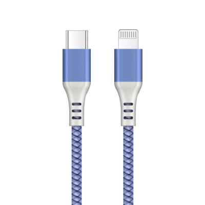 China High Speed PD 20W Fast Charging USB C To Lightning Cable For Iphone for sale
