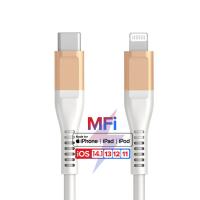 China Fast Charging USB Type C To Lightning Cable 3ft 6ft 9ft Support Power Deliver for sale