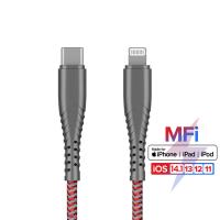 China Apple iPhone USB C MFi Certified Lightning Cable Fast Charging 1M Compatible for sale