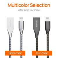 China OEM MFI USB Lightning Charging Cable Full Metal For Apple IPhone for sale