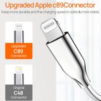 China OEM MFI USB Lightning Charging Cable Full Metal For Apple IPhone for sale