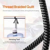 China PD 18W MFi Right Angle Lightning Cable Braided IPhone Charger Cord L Shape for sale