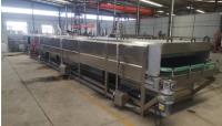 China Tunnel Pasteurization Line Canned Glass Bottle Pickles Beverage Sterilizer Low Temperature Food Sterilizer Line for sale