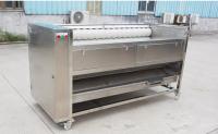 China Cassava Peeler Emery Roller Peeling And Washing Machine For Vegetable Brush Roller Cleaning Machine for sale