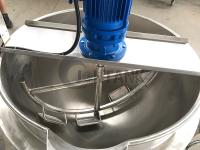 China Stainless Steel Double Jacketed Kettle Cooking Kettle With Mixer for sale