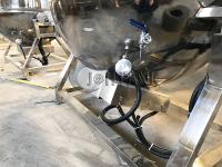 China Stainless Steel Double Jacketed Kettle Cooking Kettle With Mixer for sale