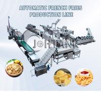 China 304 Stainless Steel Potato Chips Production Line , Potato Chips Maker Machine for sale