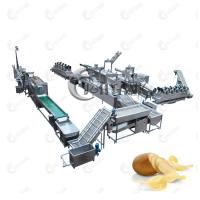 China 380V 50HZ Potato Chips Production Line , Electric Heat And Control Potato Chips Line for sale