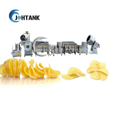 China Banana Plantain Small Scale Potato Chips Making Machine 2000kg/h for sale