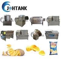 China Plantain Banana Potato Chips Production Line , Semi Automatic Potato Chips Making Machine for sale