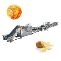 China 304 Stainless Steel Full Automatic Potato Chips Making Machine 500kg/h for sale