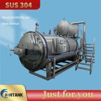 China Milk Canning Food Sterilizer Machine , Retort Food Processing Machinery for sale