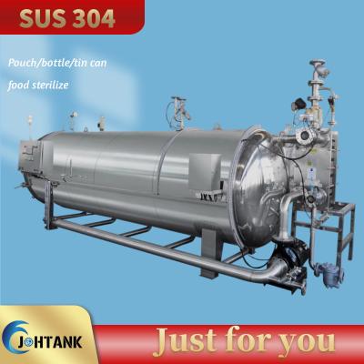 China Semi Auto Horizontal Food Sterilizer Machine Retort Sterilization In Food Processing for sale