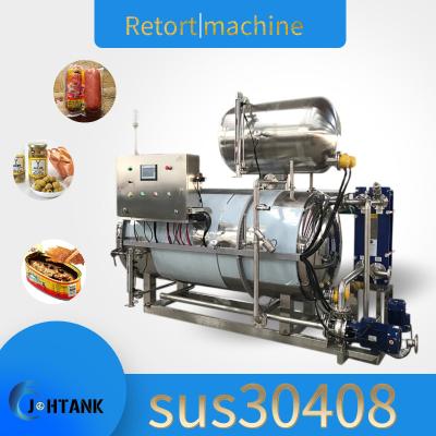 China Industrial Mushroom Substrate Food Sterilizer Machine 304 Stainless Steel for sale