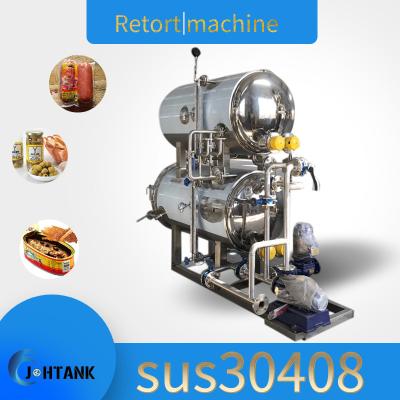 China Double Layer Autoclave Retort Sterilizer Water Immersion for sale