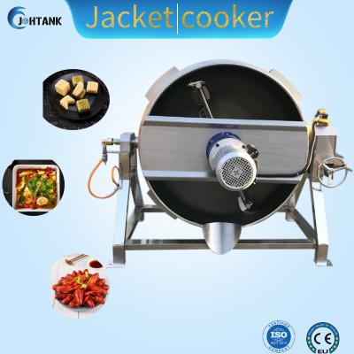 China 100 Gallon Electric Steam Steam Jacketed Cooker With Agitator for sale