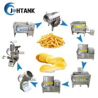 China 100kg/H Industrial Frozen French Fries Making Machine Semi Automacit for sale