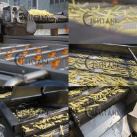 China SS304 Fully Automatic Frozen French Fries Making Machine Potato Chips Production Line for sale