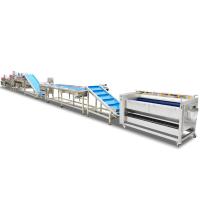 China Brush Type SUS304 Air Bubble Vegetable Washer High Pressure Spray for sale