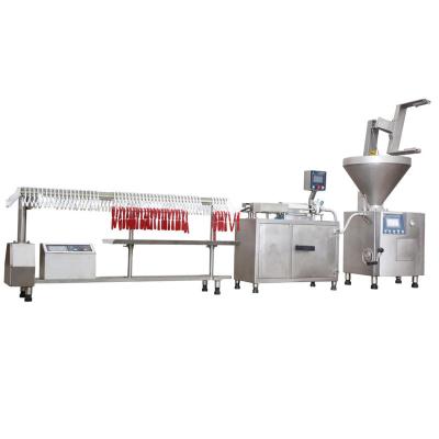 China 304 Stainless Steel Sausage Production Line , Pork Sausage Making Machine for sale