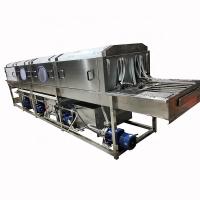 China Multi Section Plastic Box Tray Washing Equipment for sale