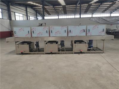China Poultry Plastic Basket Washer Machine High Pressure Spray Sterilization for sale