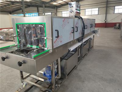 China Automatic Feed Crate Poultry Basket Washer Machine for sale