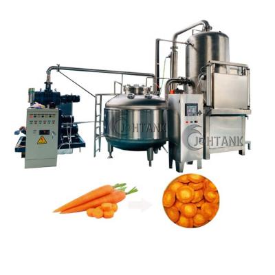 China Fried Chips French Fries Continuous Vacuum Fryer SUS304 for sale