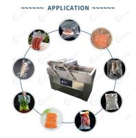 China Dual Chamber Vacuum Packing Machine , Maize Sausage Vacuum Packaging Machine for sale