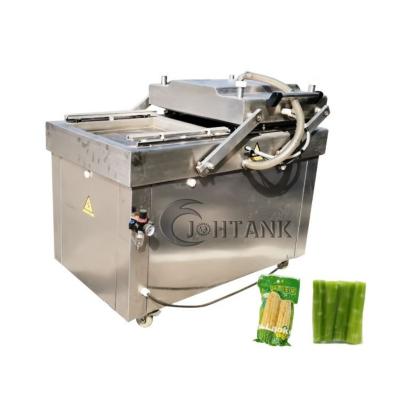 China Tea Bag Dual Chamber Vacuum Packing Machine DZ500 DZ600 for sale