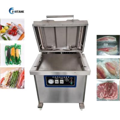 China Poly Bag Food Baler Chamber Vacuum Packing Machine for sale
