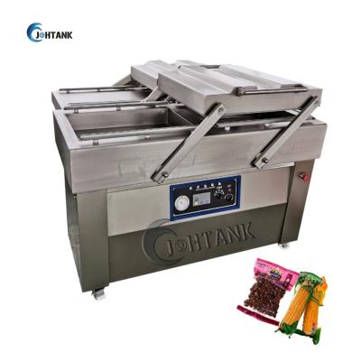 China Ham Double Chamber Vacuum Packer , Vacuum Chamber Packaging Machine for sale