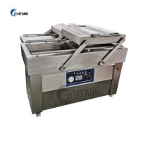 China Dual Chamber Vacuum Packing Machine , Maize Sausage Vacuum Packaging Machine for sale