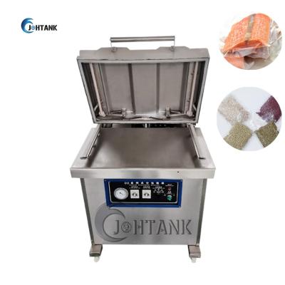 China Dried Pork Slices Ham Sausage Steak Dual Chamber Vacuum Sealer for sale