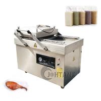 China Plastic Food Container Double Chamber Vacuum Packing Machine for sale
