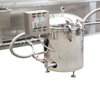 China Conveyor Commercial Continuous Fryer For Potato Chips Chicken Nuggets 1200kg/h for sale
