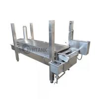 China 304 Stainless Steel Continuous Frying Machine Puffed Food Squid Ring Drumstick for sale