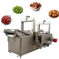 China CE Double Belts Automatic Continuous Frying Machine for sale