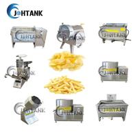 China Frozen French Fries Potato Banana Plantain Chips Production Line 500kg/h for sale