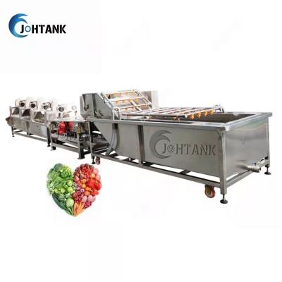 China Tomato Washer Sugarcane Green Pepper Fruit Root Vegetable Washer Brush Machine for sale